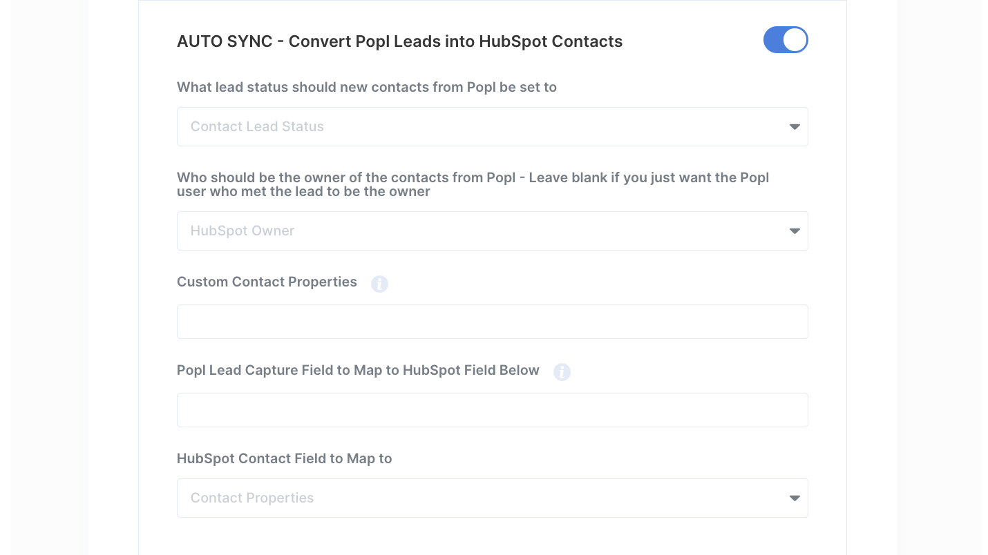 Popl - Digital Business Card HubSpot Integration | Connect Them Today